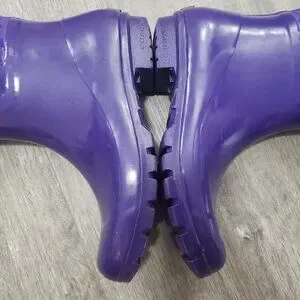 Coach | Shoes | Coach Pearl Rainboots Purple Sz 8 | Poshmark